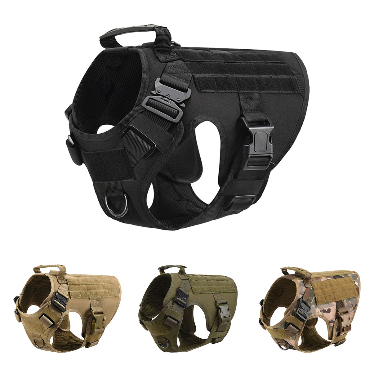 Tactical Harness for Dog – No Pull, Military-Grade Control | Doggykingdom